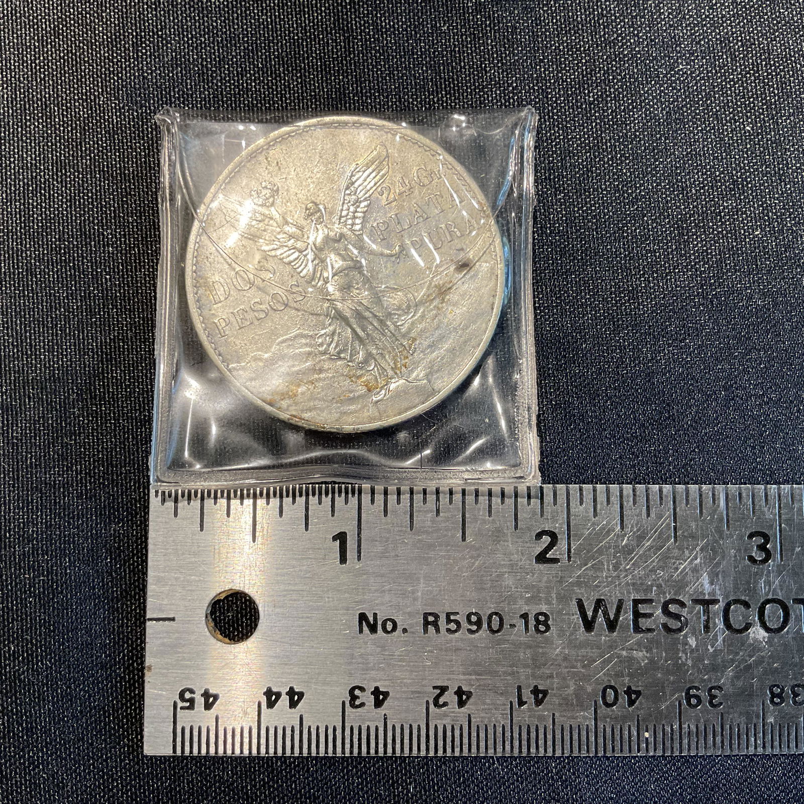 Mexico 1921 2 Peso Silver Coin 100th Anniversary Of Independence Auction