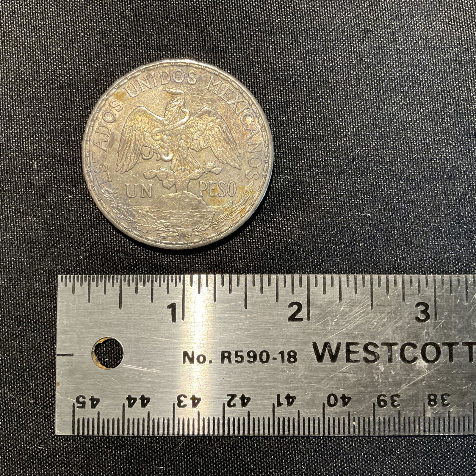 Mexico 1911 1 Peso Silver Coin Caballito,