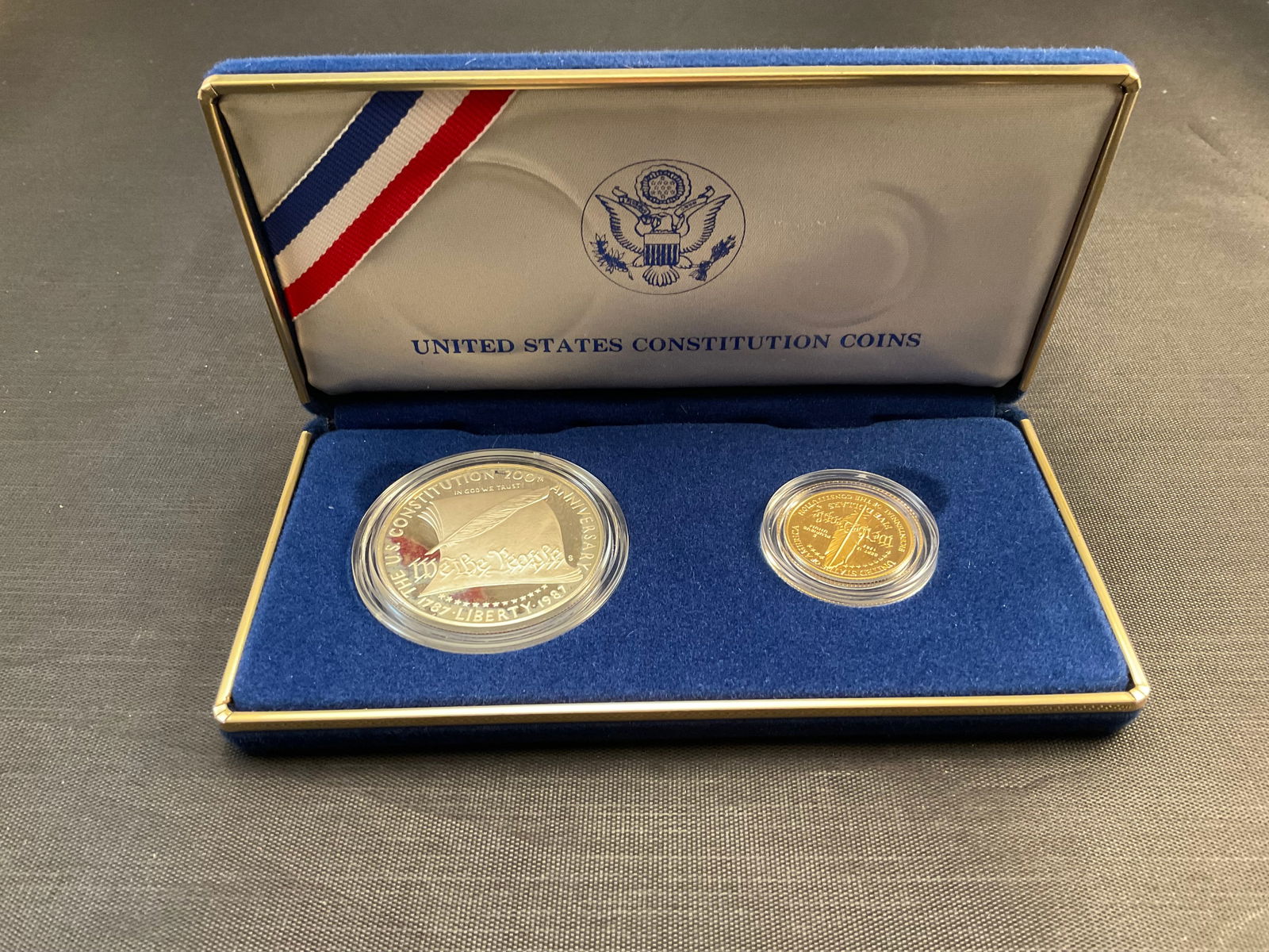 1987 200th Anniversary Us Constitution We The People Silver And Gold ...
