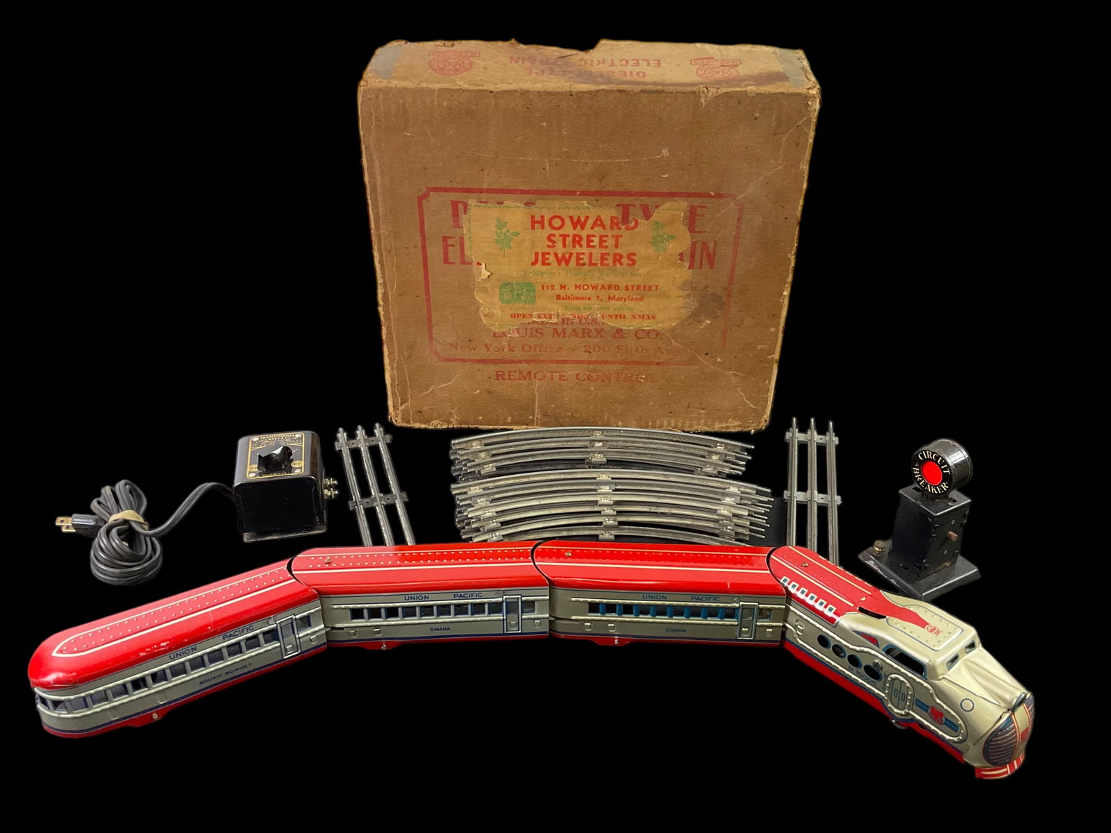 Marx M10005 Union Pacific Streamliner Electric Train Set Auction