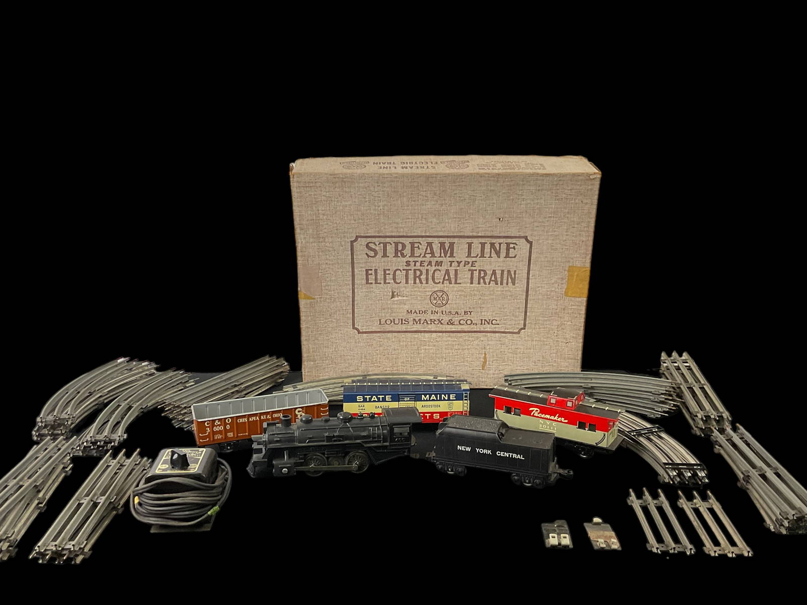 Marx Stream Line Steam Type Electrical Train Set Auction