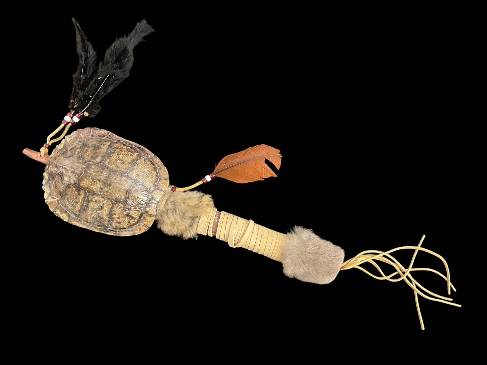 Native American Turtle Shell Rattle Auction