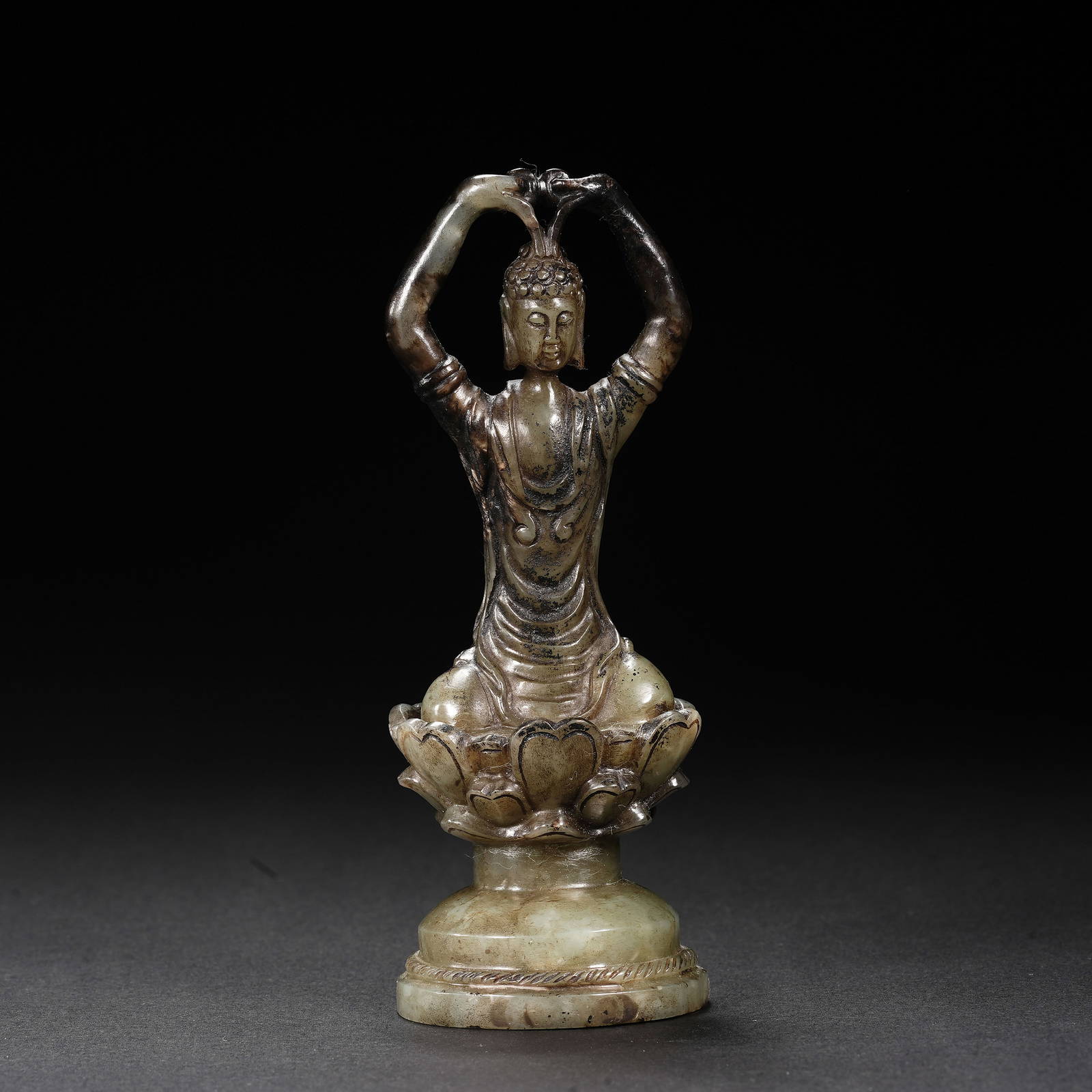 Pre-ming Dynasty Hotan Jade Sakyamuni Auction