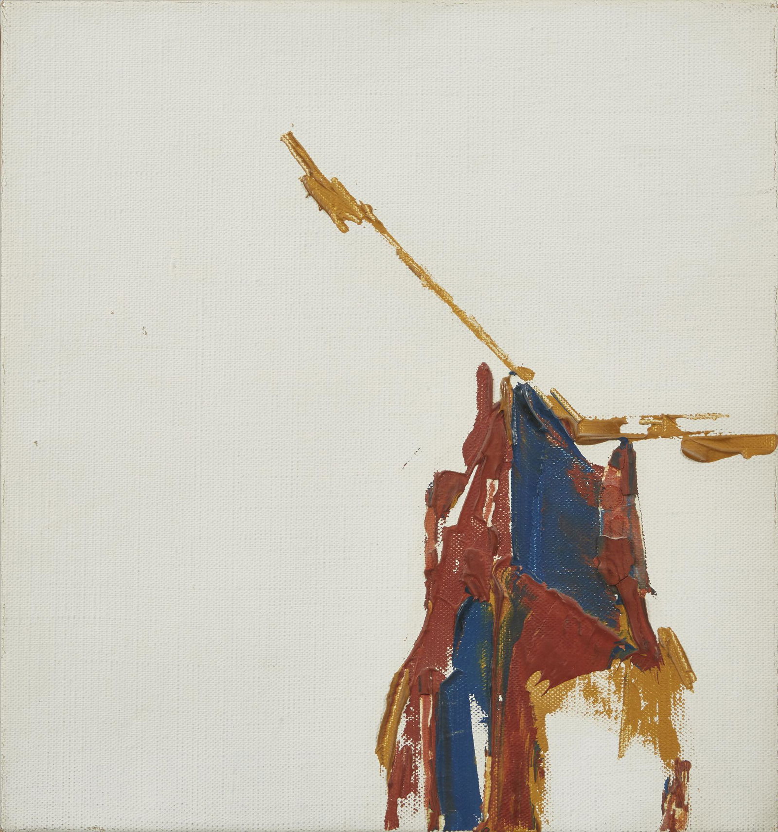 Martin Barré (1924 1993) 60 T 27, 1960 Huile Sur Toile Signée Contre ...