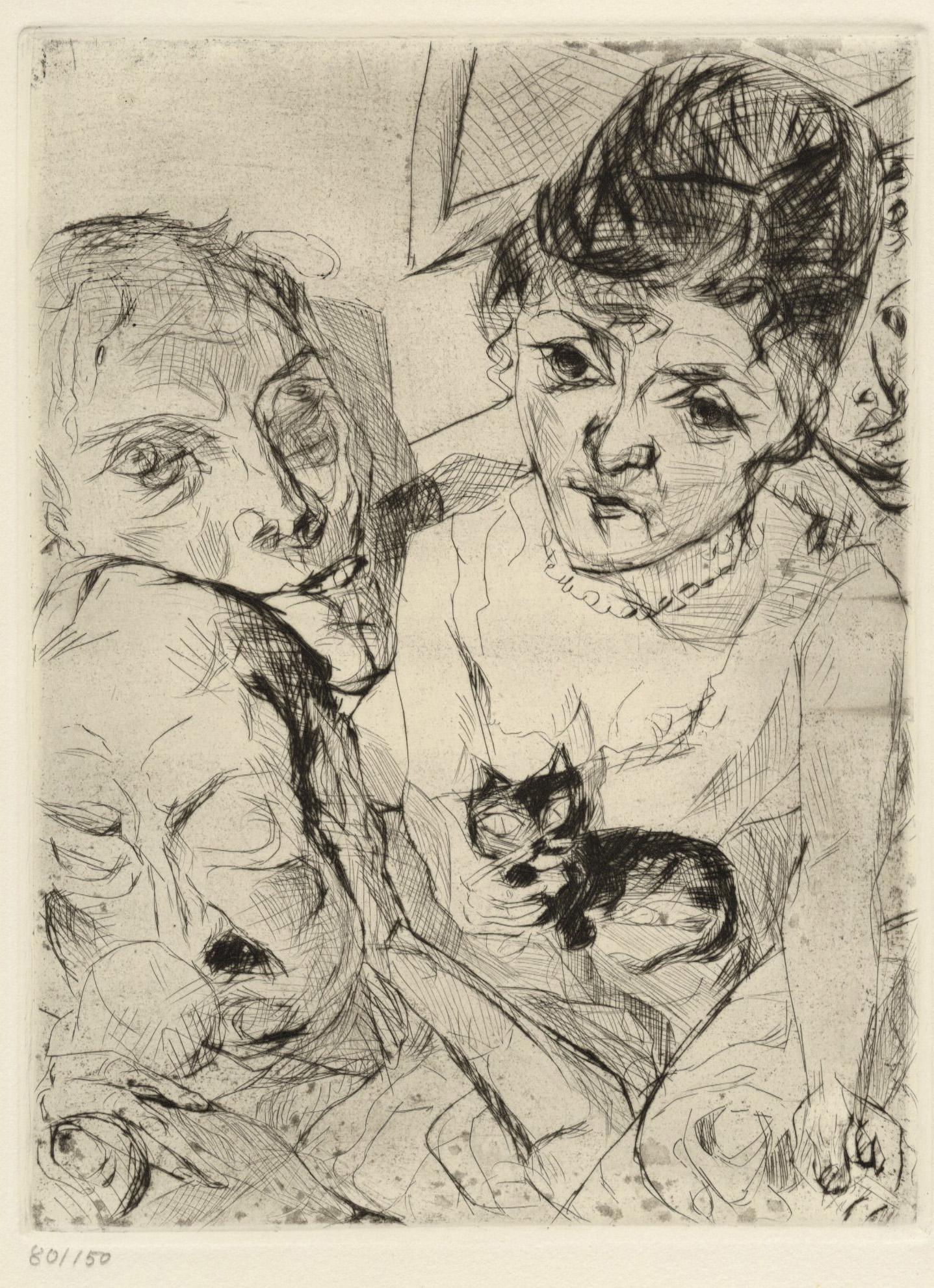 Max Beckmann: "self Portrait W. The Battenbergs"