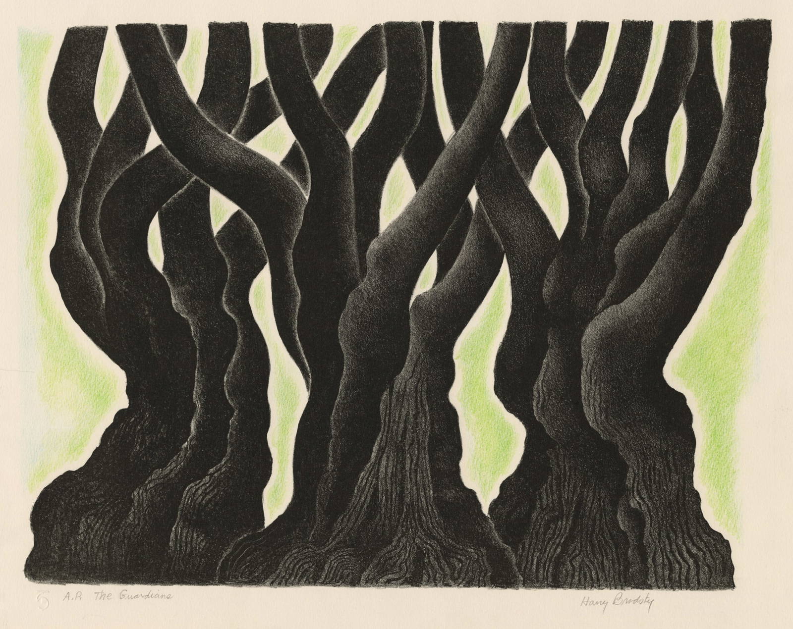 Harry Brodsky Lithograph for Sale at Auction