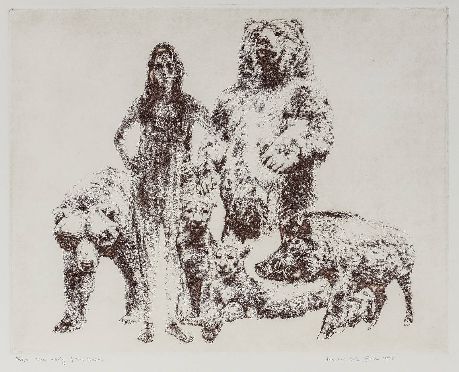 Herbert Lewis Fink: "the Lady Of The Bears" Auction