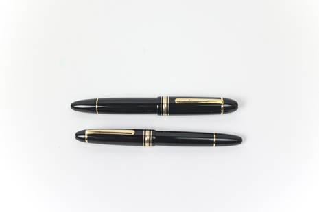 Montblanc Meisterstuck Fountain Pen With Leather Travel Case