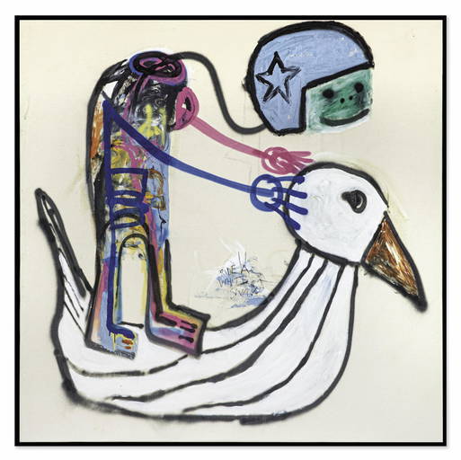 Niall Campbell Strachan 'Ride On A White Swan' - Stretched canvas - Apr ...