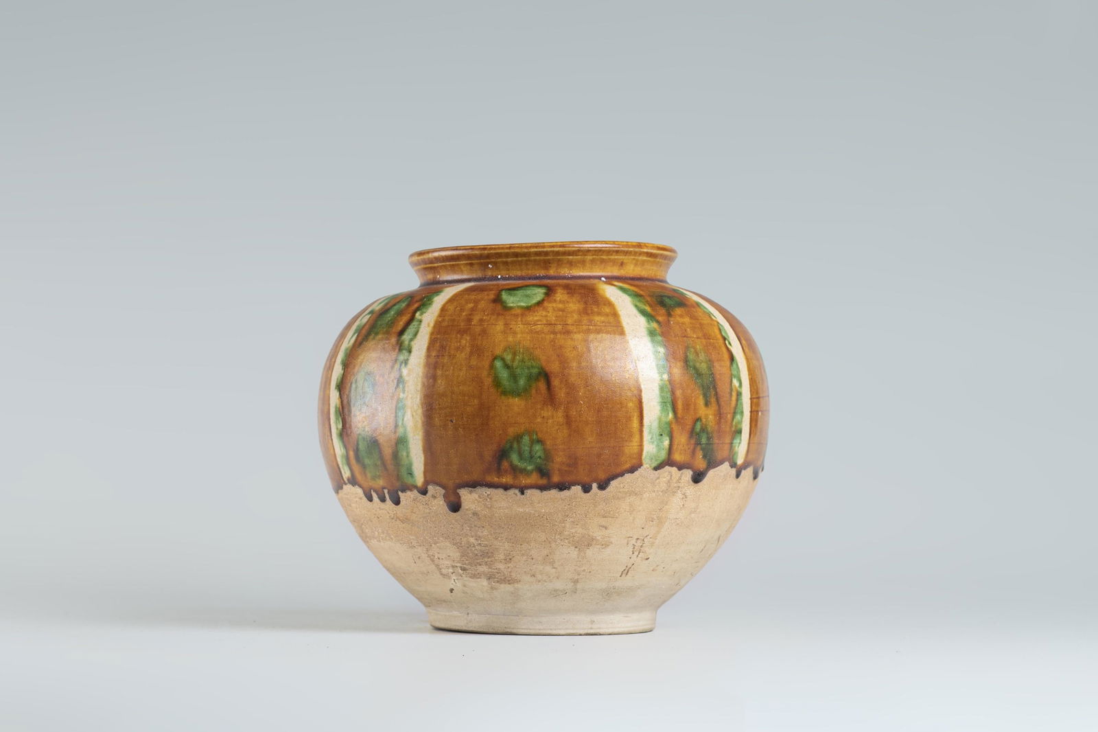 A Three Color Jar With Inscription 32, Tang Dynasty