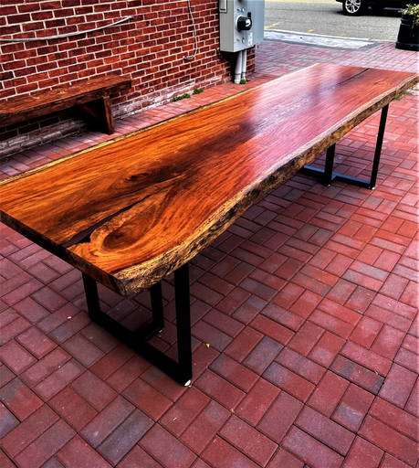 Tropical Almond Wood Table (#0003) on Oct 31, 2022 | De La Nada Table ...