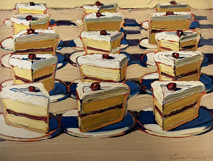 Wayne Thiebaud, Boston Cremes, 1962 (#0236) on Dec 29, 2022 | U.R.D.E ...