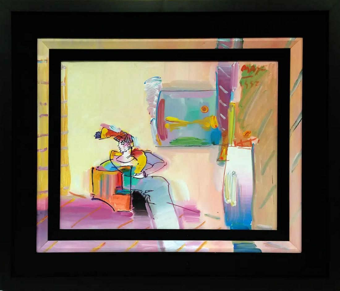 Peter Max Living Room (woman) 1992