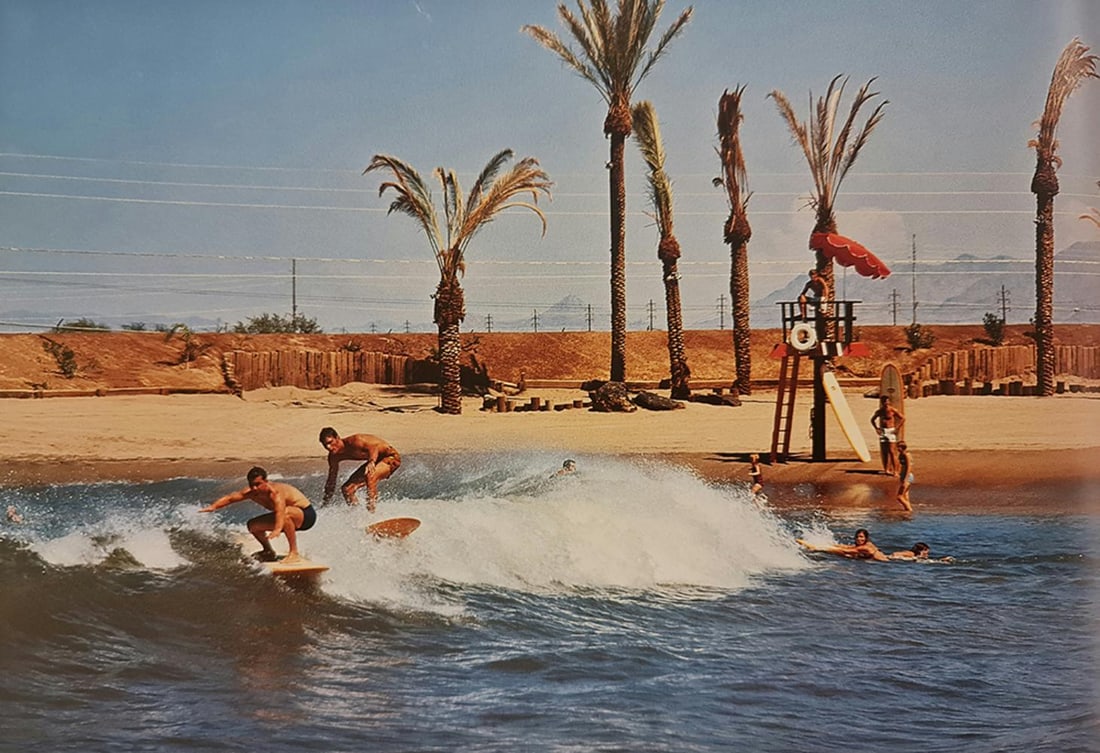 Leroy Grannis, Big Surf Wave Pool, Tempe, Arizona, 1968 Auction
