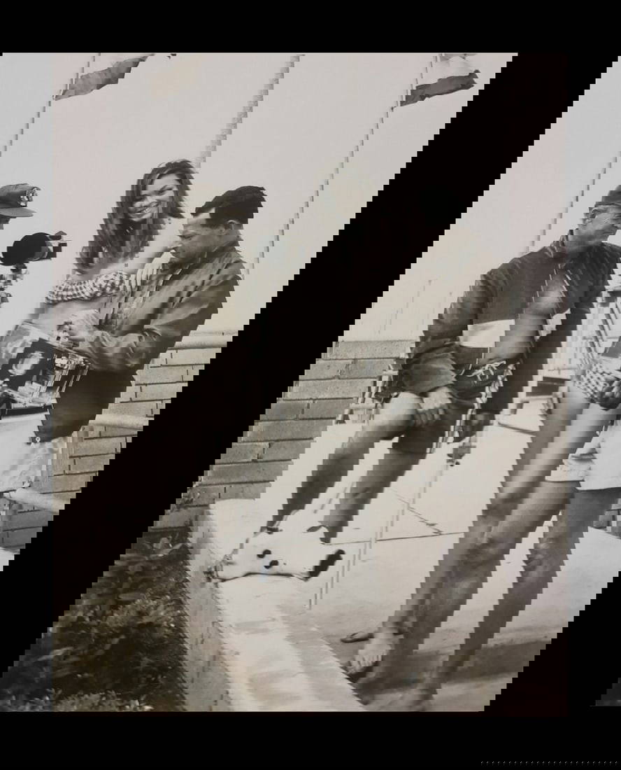 Leroy Grannis, Bettina Brenna, Don James, Hermosa Beach, California, 1964 Auction