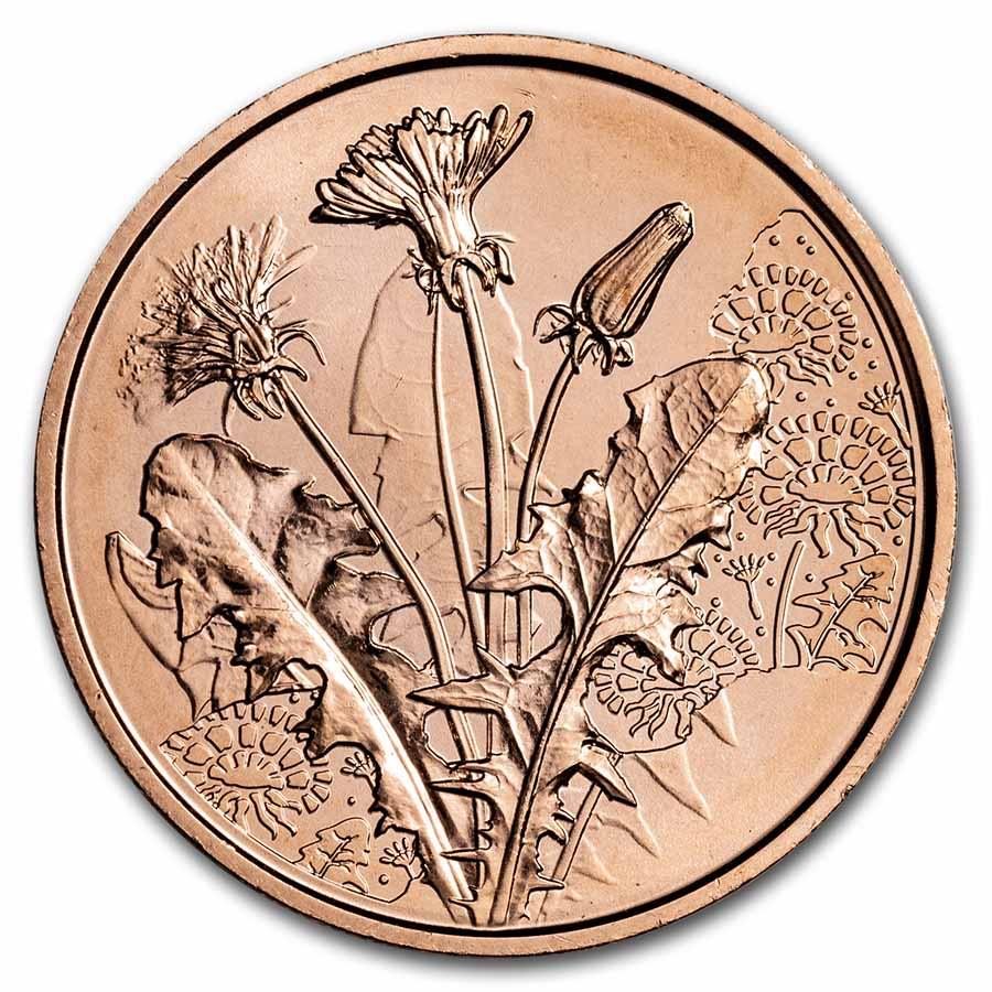 2022 Austria Copper 10 Language of Flowers (Dandelion) - Jun 05, 2022 ...