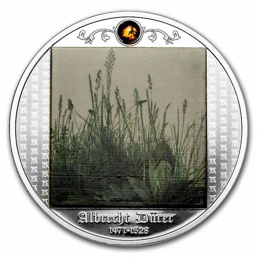 2021 Cameroon Silver Albrecht Durer: The Great Piece Of Turf