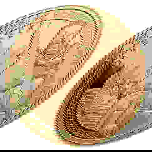 2022 Republic Of Cameroon 1 Oz Gold Viking Age Coin - Prosperity Auction