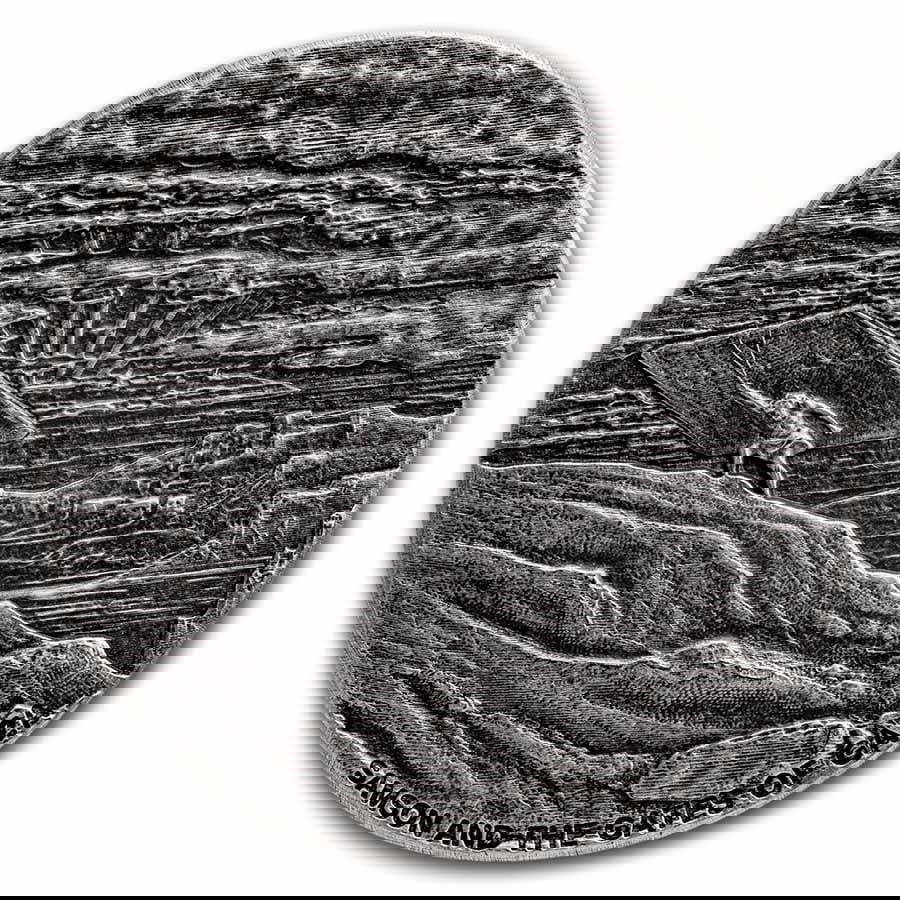 2022 2 Oz Silver Coin - Biblical Series (samson & Gates Of Gaza) Auction