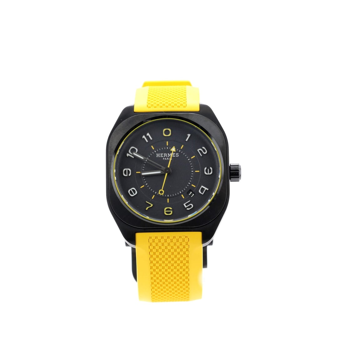 Hermes H08 Limited Edition Madison Automatic Watch Titanium And Ceramic ...