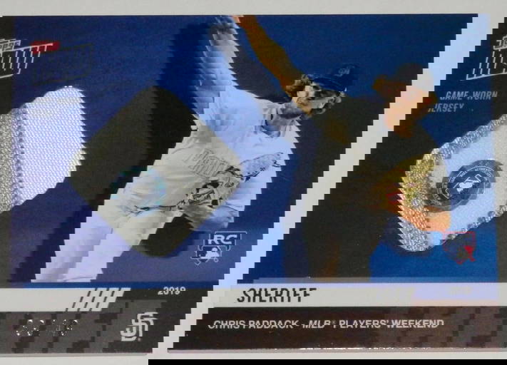 2019 Chris Paddack Players Weekend Topps Game Worn "sheriff" Jersey ...