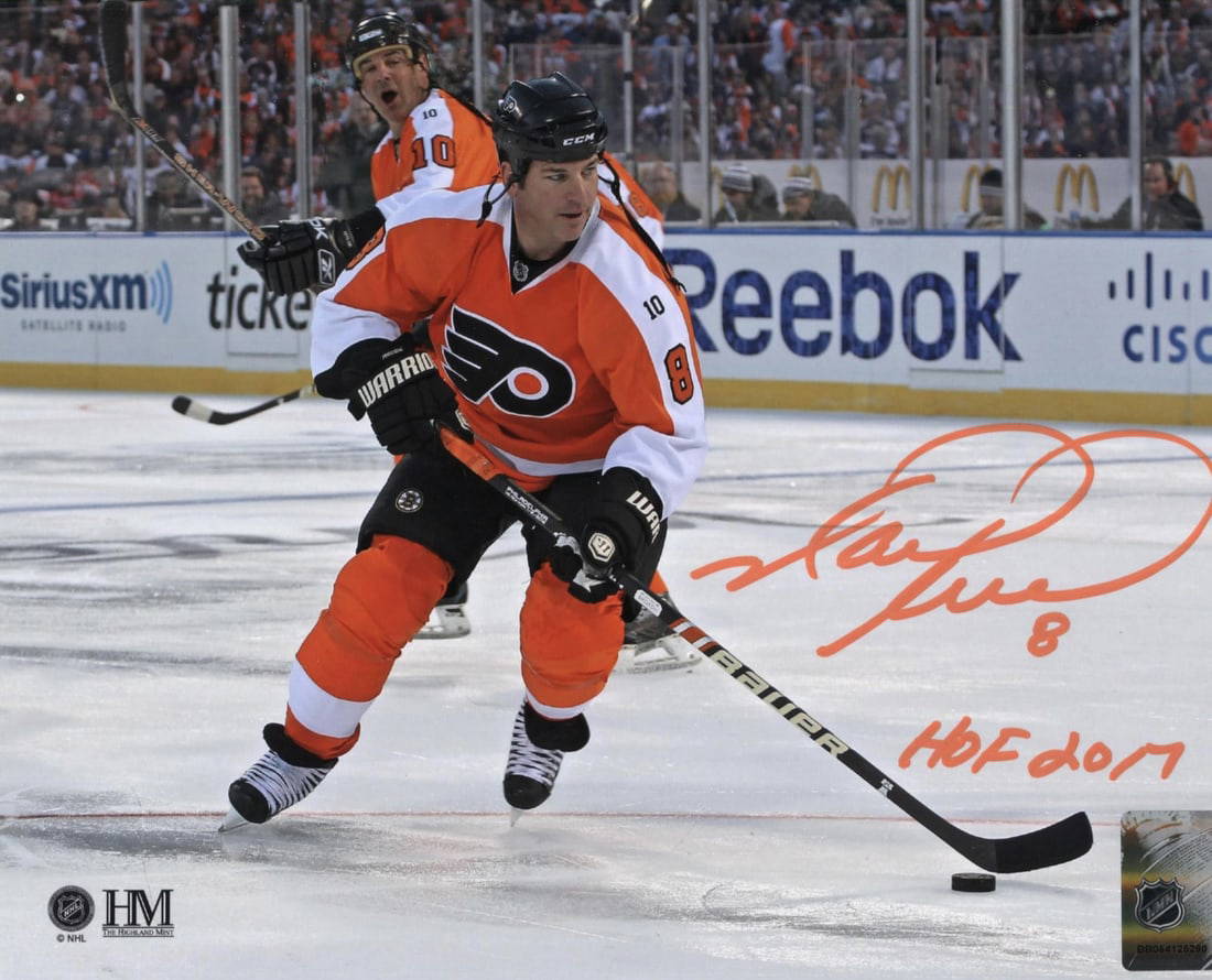 Mark Recchi Autographed 8x10 Photo Philadelphia Flyers Auction
