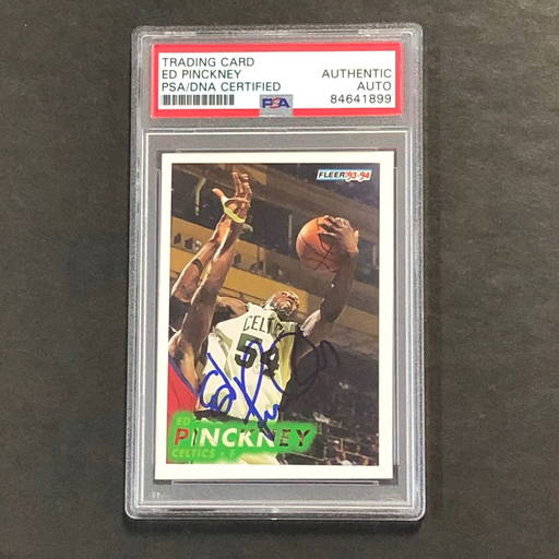 1993 94 Fleer #248 Ed Pinckney Signed