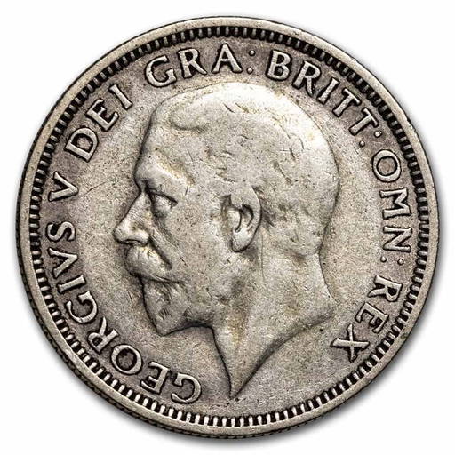 1928 1936 Great Britain Silver Shilling