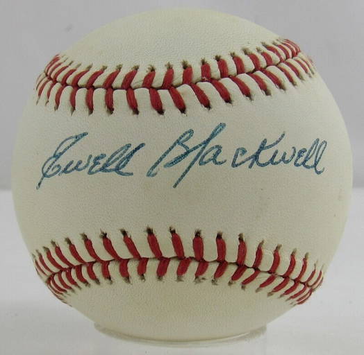 Ewell Blackwell Signed Rawlings Baseball