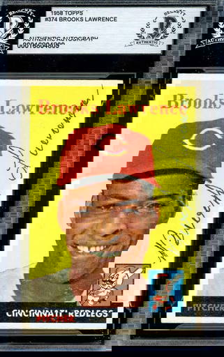 Brooks Lawrence Beckett Bas Signed