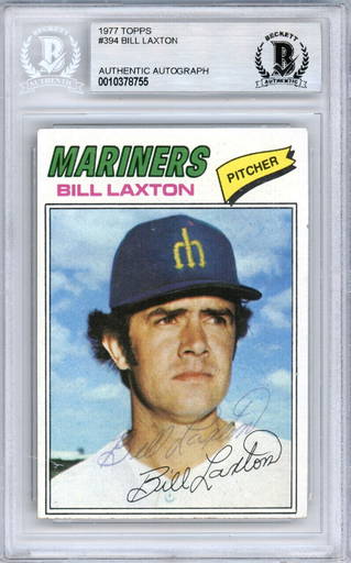 Bill Laxton Autographed 1977 Topps Card