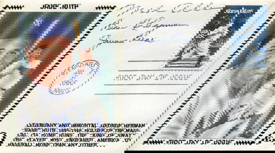 Mel Allen, Ben Chapman, Jimmie