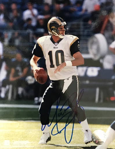 Marc Bulger Autographed 8x10 Football
