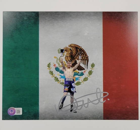 Oscar Duarte Signed Mexico 8x10 Photo Boxing Autograph (a) Beckett Bas