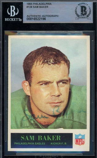 Sam Baker Beckett Bas Signed