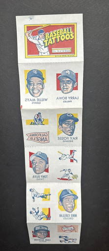1971 Topps Baseball Tattoos Full