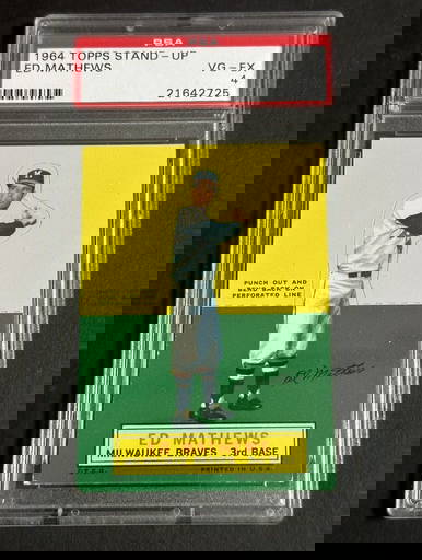 1964 Topps Stand Up Ed Matthews