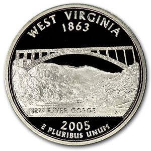 2005 S West Virginia State Quarter