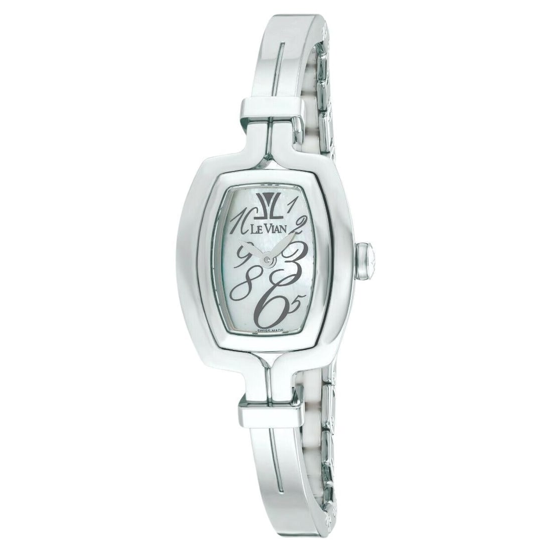 Levian Time Bangle Watch Stainless Auction