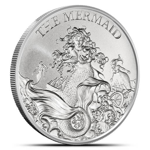 1 Oz Intaglio Mint The Mermaid
