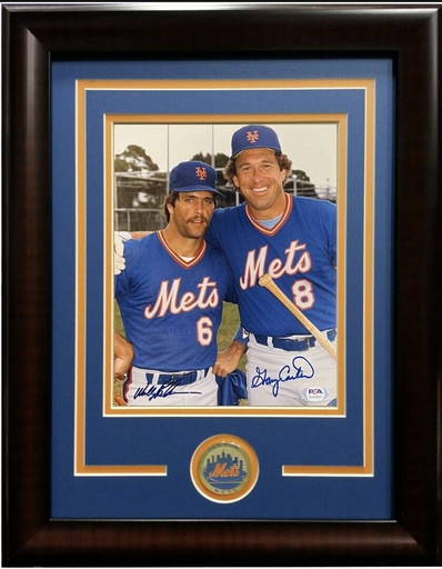Gary Carter Wally Backman Signed