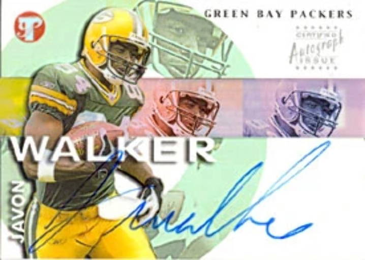 Javon Walker Autograph/signed 2002 Topps