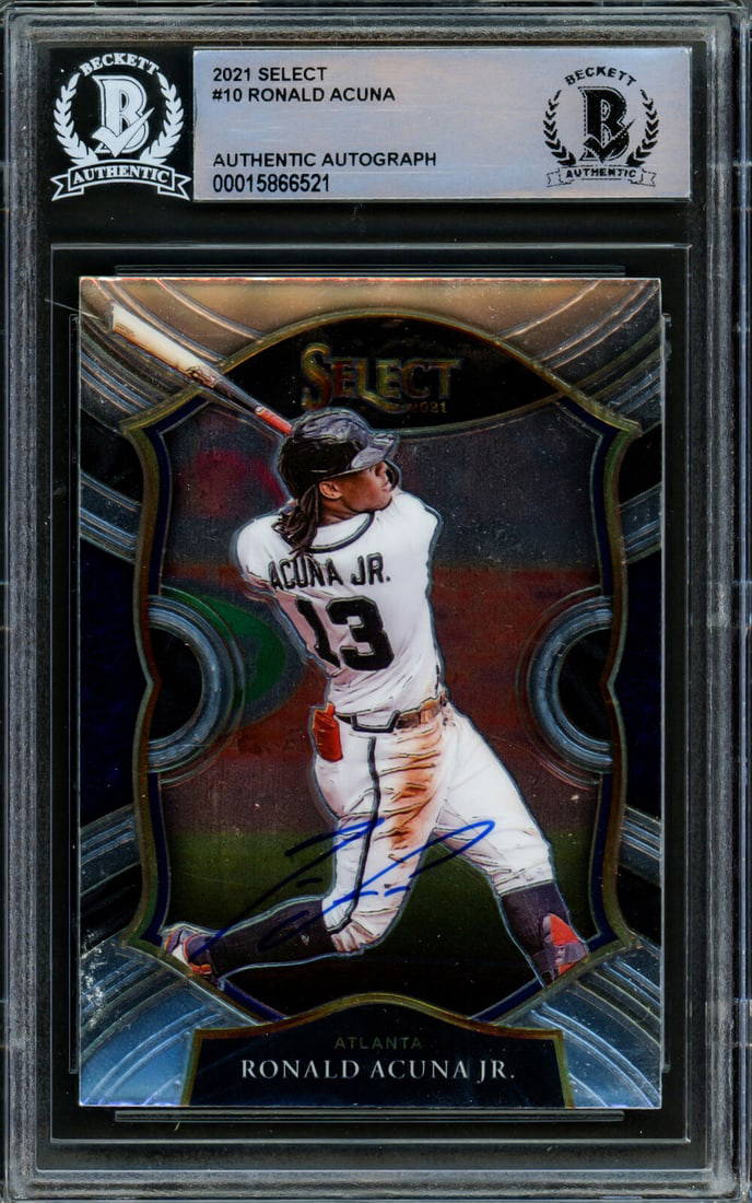 Ronald Acuna Jr. Autographed 2021 Auction