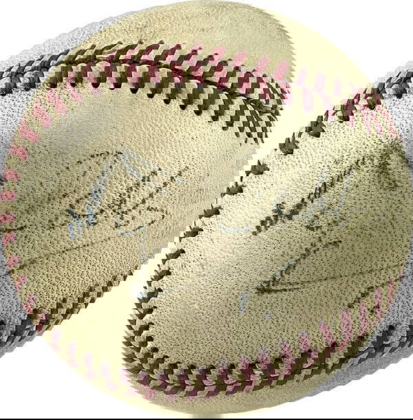 Ty Cobb Signed Autographed Vintage Auction