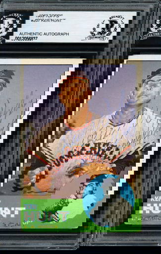 Ken Hunt Autographed Auto 1963