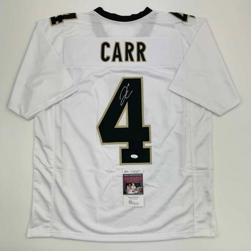 Autographed/signed Derek Carr New Orleans
