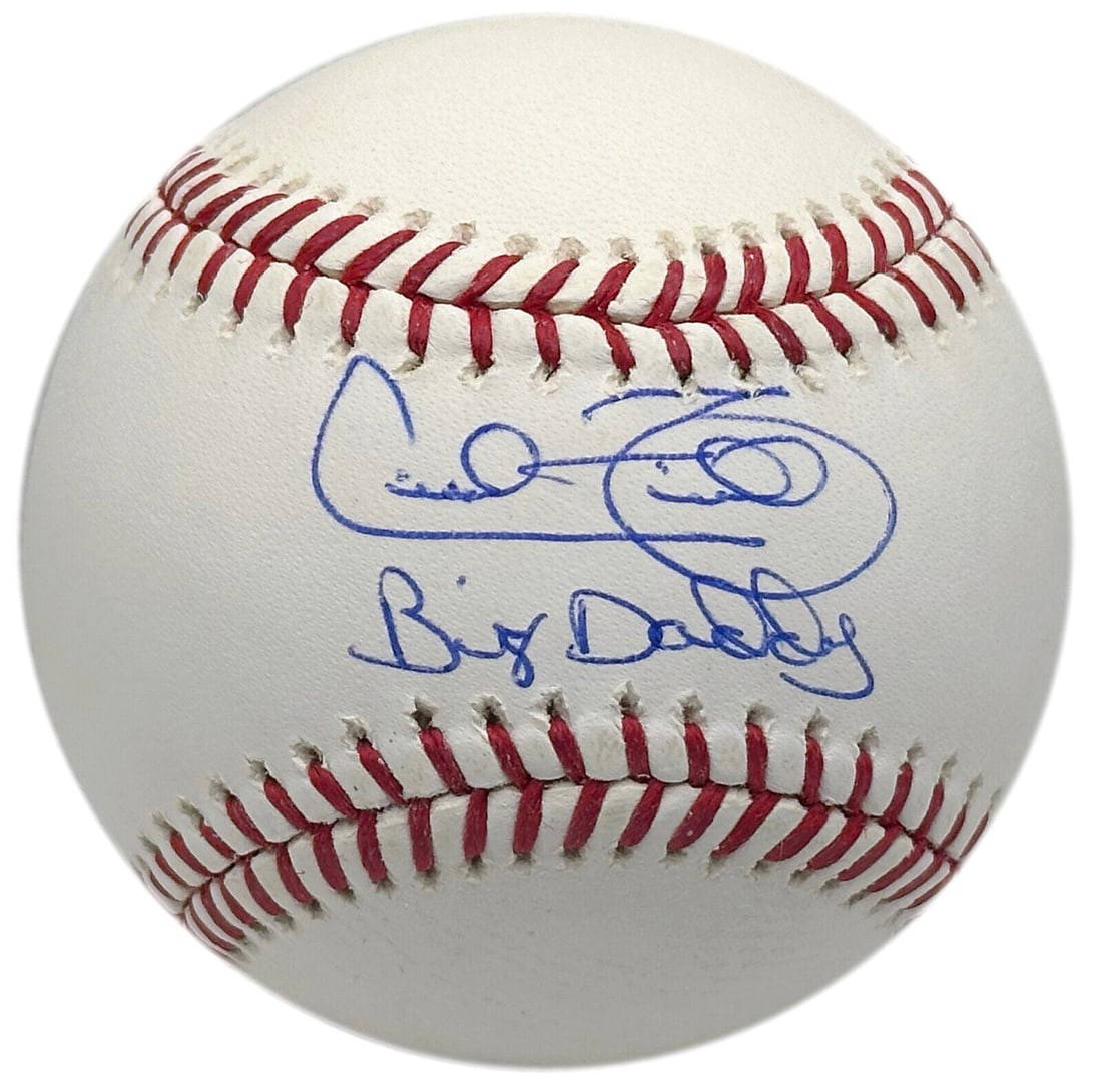 Cecil Fielder Signed & Inscribed "big Auction