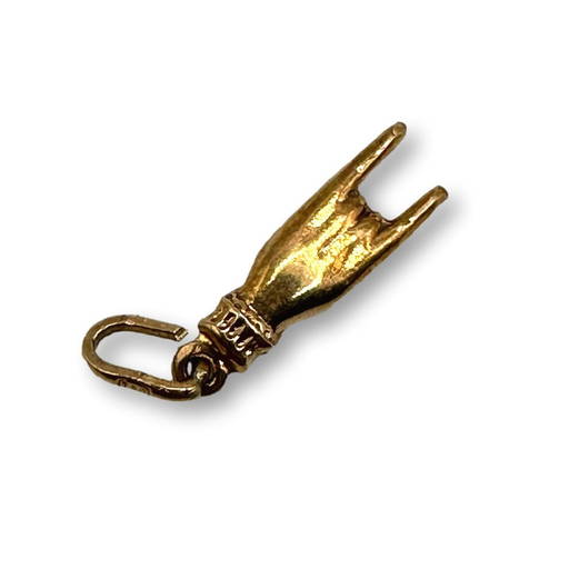 14k Gold Hand Charm