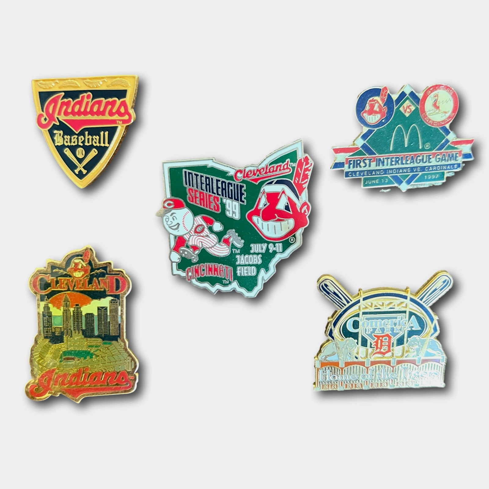 Collection Of Cleveland Indians Pins Auction