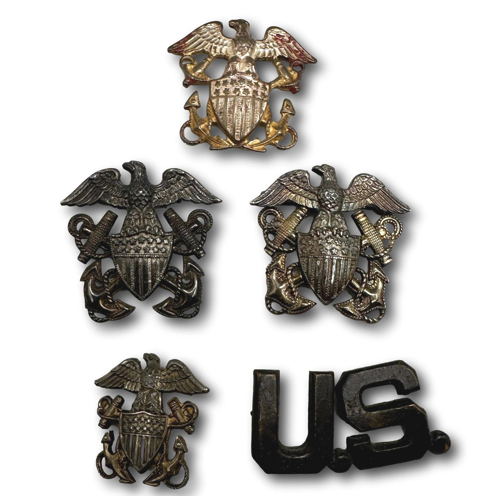 Collection Of Vintage Us Navy Pins Auction
